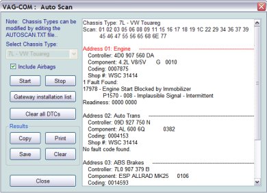 VCDS - Auto Scan of Complete Vehicle - ilexa Onboard Diagnostics
